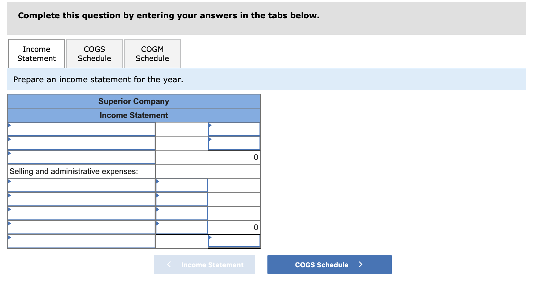 Solved Problem 3-13 Schedules of Cost of Goods Manufactured | Chegg.com