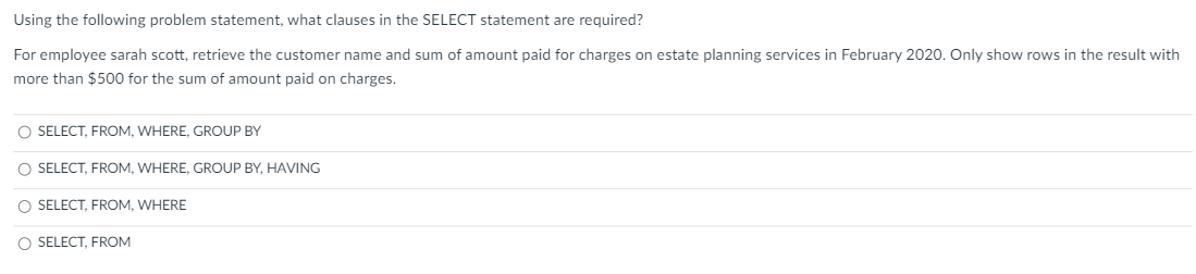 Solved Customer Custld CustName CustAddr CustCity CustState | Chegg.com