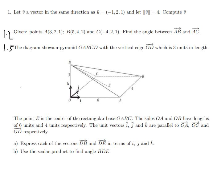 Solved Please do question 1.1, 1.2 and 1.3a and 1.3b. Please | Chegg.com