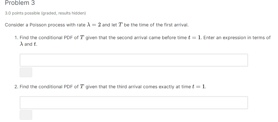 Solved Problem 3 3.0 points possible (graded, results | Chegg.com