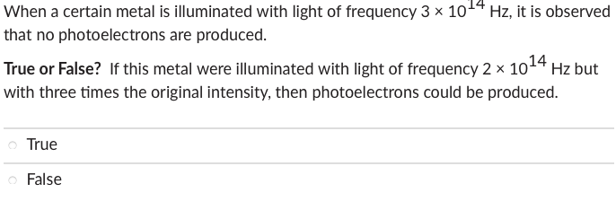 Solved When a certain metal is illuminated with light of | Chegg.com