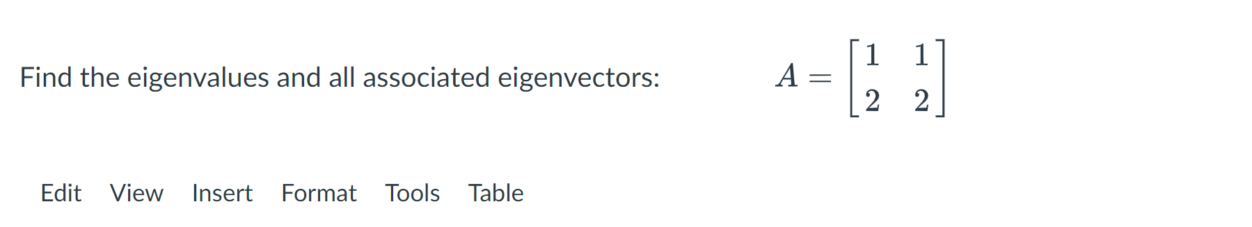 Solved 1 1 Find the eigenvalues and all associated | Chegg.com