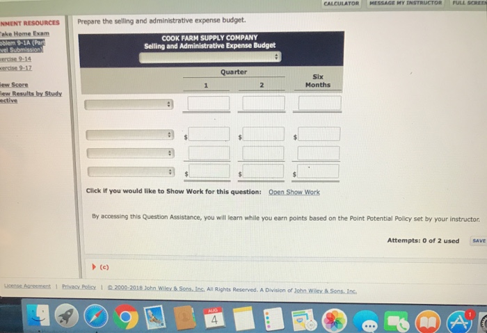 Solved NEX CES Problem 9-1A (Part Level Submission) Cook | Chegg.com