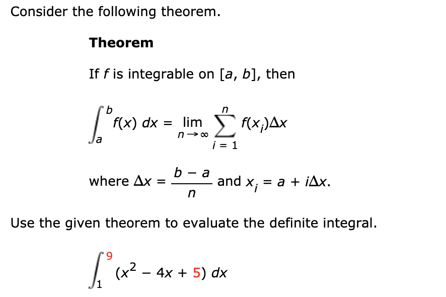 Solved Consider the following theorem. Theorem If f is | Chegg.com