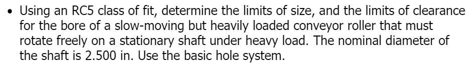 Solved Using an RC5 class of fit, determine the limits of | Chegg.com