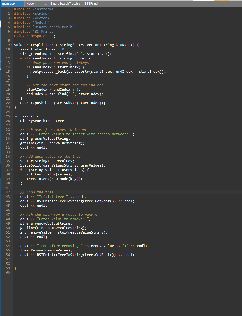 Solved CSP31B – C++ Programming II Lage Program Assignment | Chegg.com