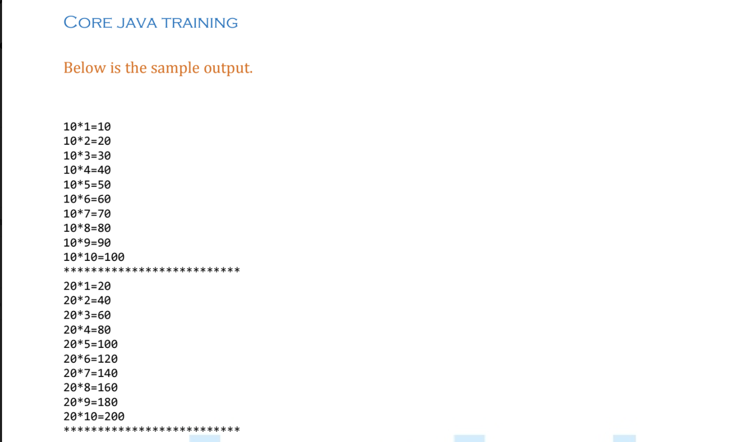 Assignment Problem Statement Write a program to print | Chegg.com