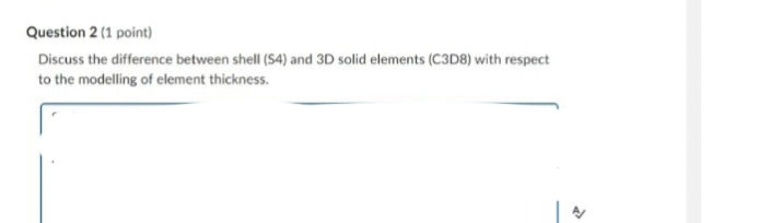 Solved Discuss the difference between shell (S4) and 3D | Chegg.com