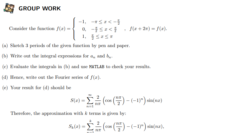 Solved GROUP WORK { -1, -1