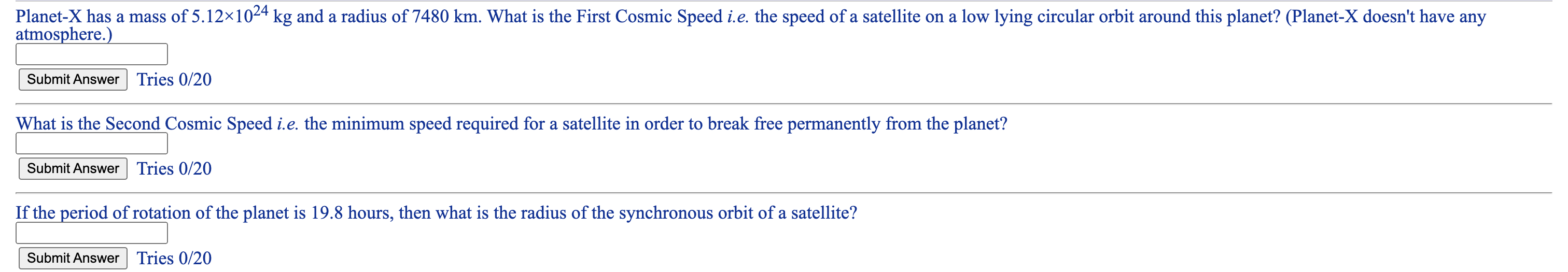 Solved Planet-X has a mass of 5.12×1024 kg and a radius of | Chegg.com
