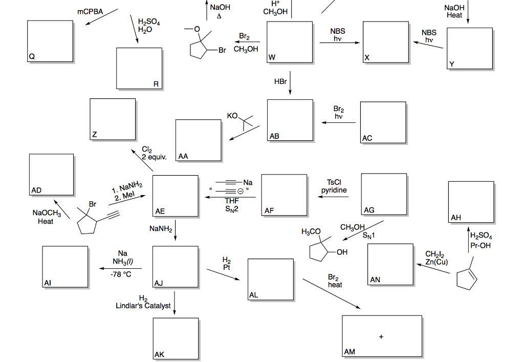 Solved 1) BH3 2) NaOH H2O2 HBr NaCN DMF H2O Heat + HO А B C | Chegg.com