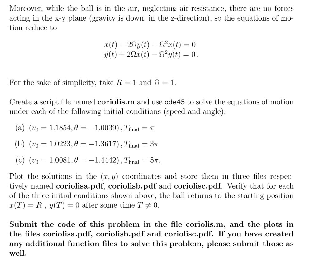 Coriolis Force 2 In a rotating frame-of-reference,the | Chegg.com