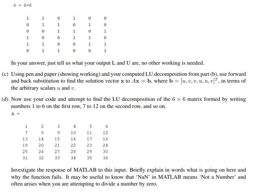 Example 1 2 12 How Do We Find This Lu Decomposition
