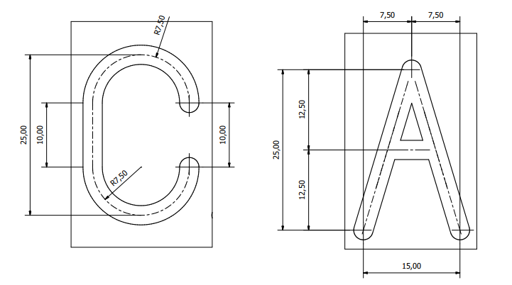 You are to generate a .NC file for the attached | Chegg.com