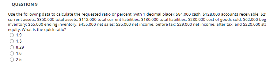 Solved Use the following data to calculate the requested | Chegg.com