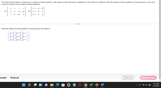 Solved A=⎣⎡=1−1719−61−5−10=1−559⎦⎤,8=⎣⎡199059=4−50=5−79⎦⎤ | Chegg.com