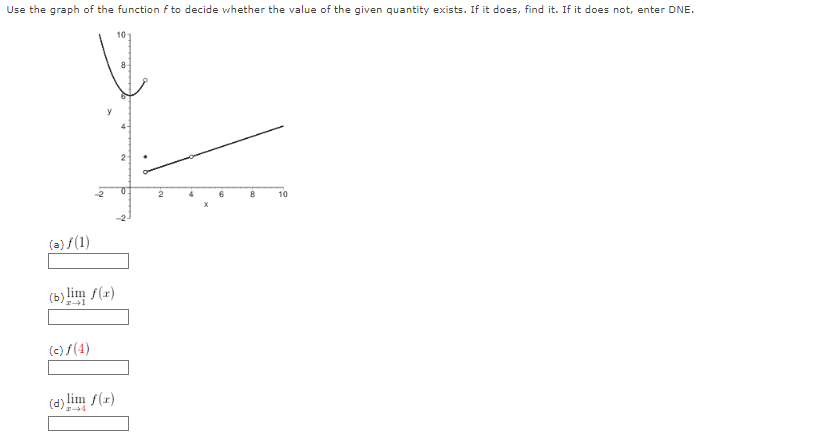 Solved (d) limx→1f(x) | Chegg.com