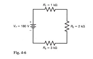 Solved find the voltage drop accross each resistors and the | Chegg.com