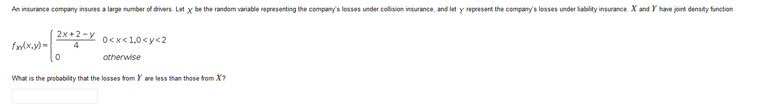 Solved An insurance company insures a large number of | Chegg.com