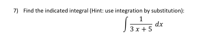 Solved Find the indicated integral (Hint: use integration by | Chegg.com
