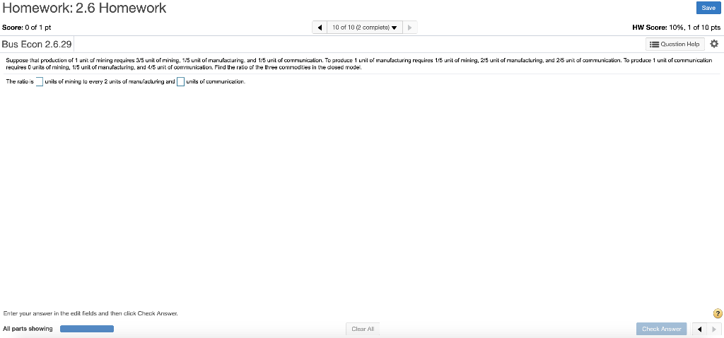Solved Homework 2 6 Homework Save Score 0 Of 1 Pt 10 Of 10