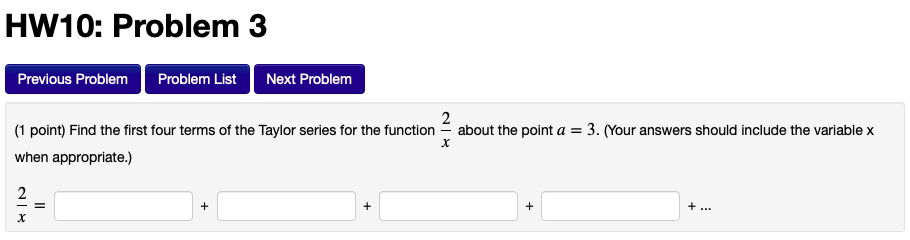 Solved HW10: Problem 8 Previous Problem Problem ListNext | Chegg.com