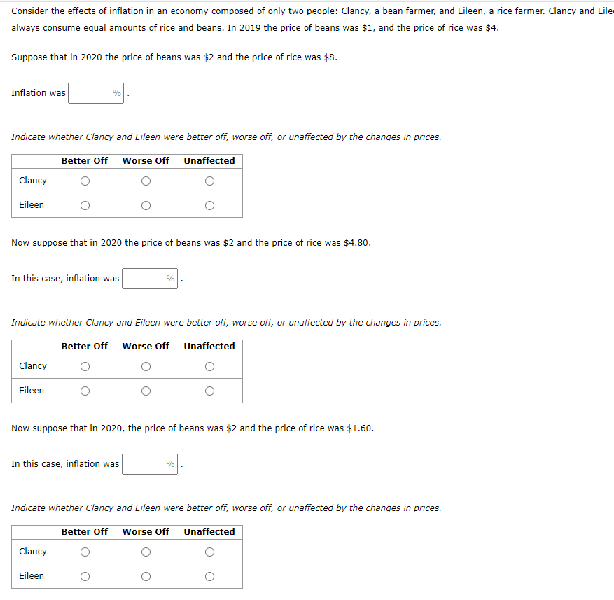 Solved What matters more to Clancy and Eileen? a. The | Chegg.com