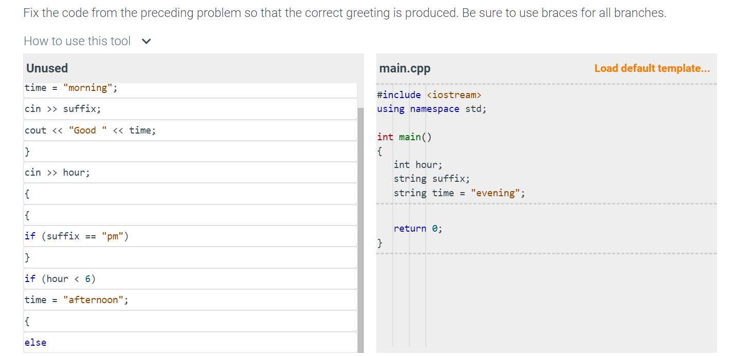 Solved Fix The Code From The Preceding Problem So That The