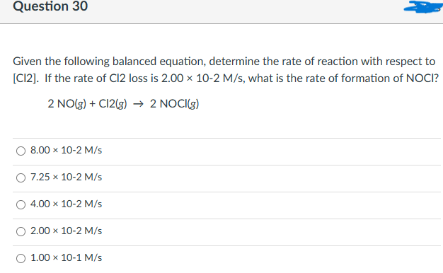 Solved Given the following balanced equation, determine the | Chegg.com