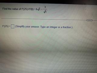 Solved Find the value of P(25) (1) 6/1 11 (25)-(Simplify | Chegg.com