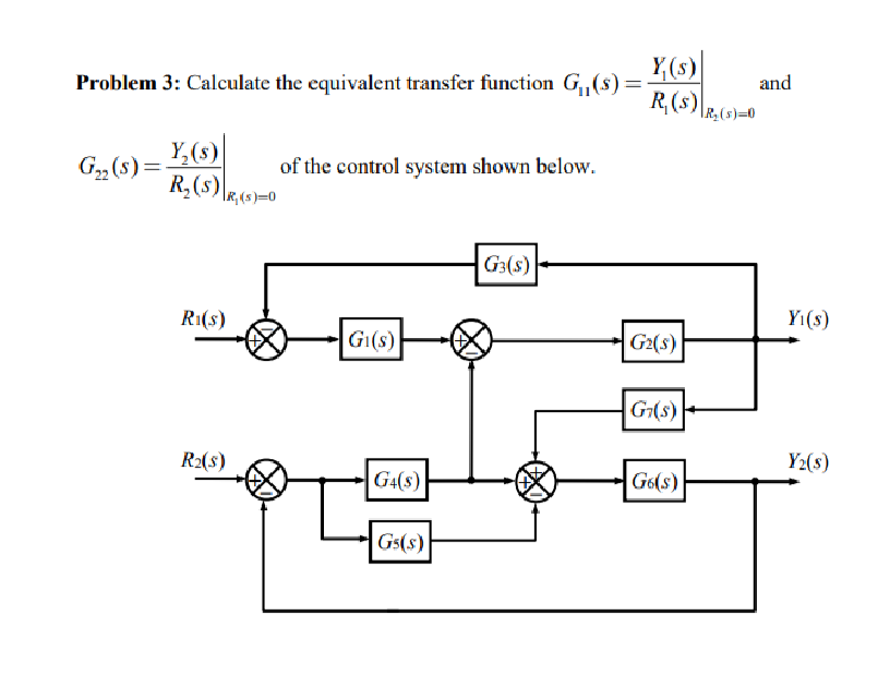 Problem 3: using signal flow graph method calculate | Chegg.com