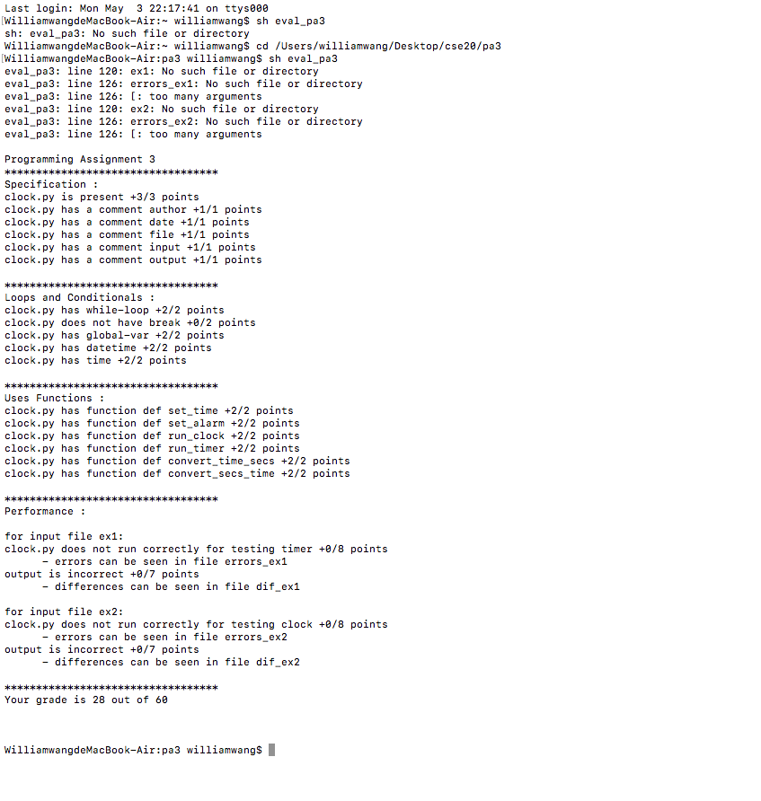 Solved PA 3 Digital Clock Topics 1. Functions 2. String | Chegg.com