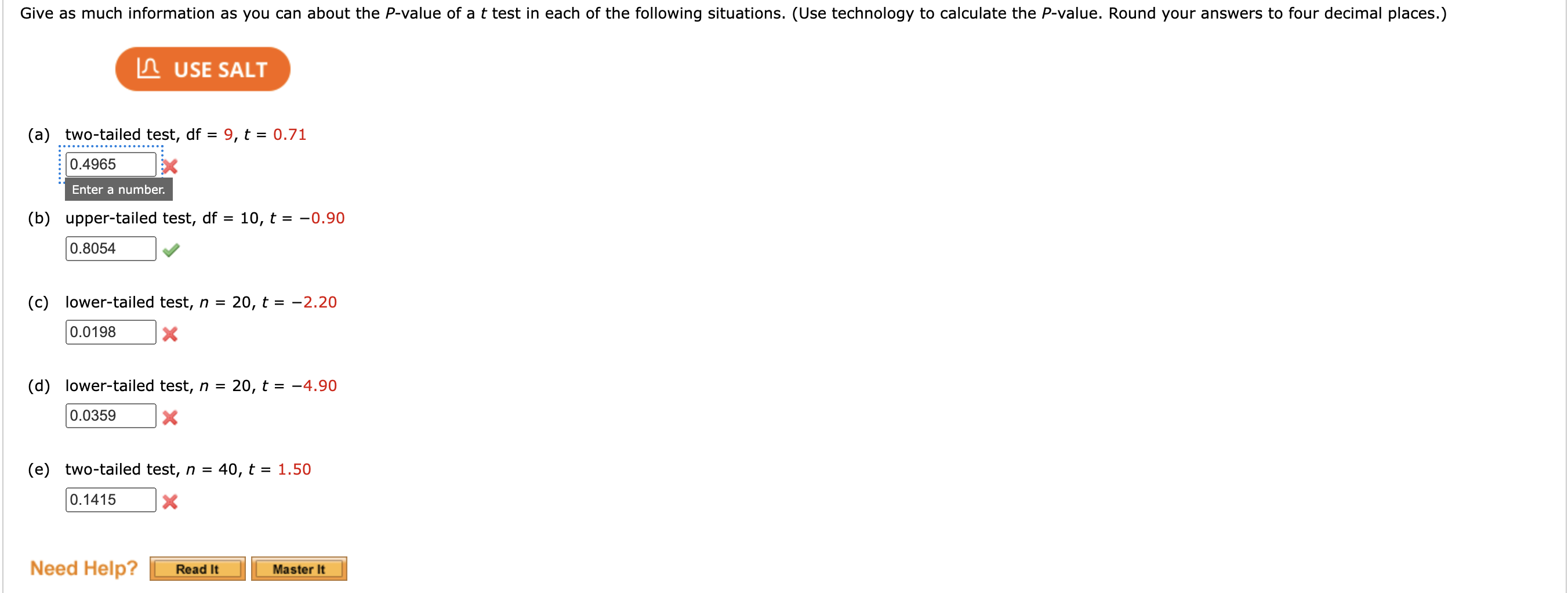 Solved Give as much information as you can about the P-value | Chegg.com