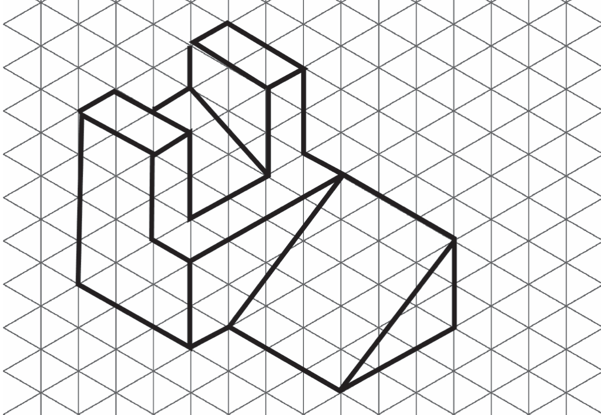 Solved Isometric & Multiview Sketching Sketch the following | Chegg.com
