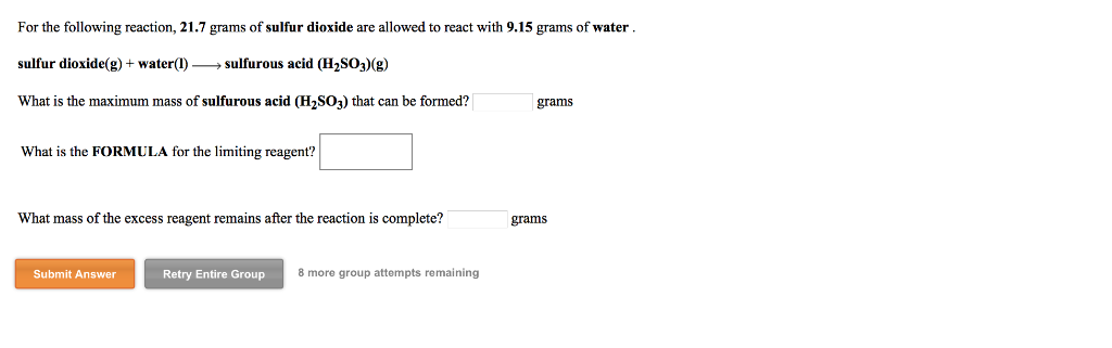 Solved For the following reaction, 10.6 grams of magnesium | Chegg.com