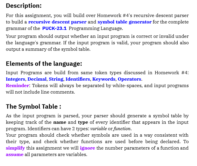 Description: For this assignment, you will build over | Chegg.com