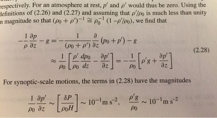 Solved (2) Starting with the hydrostatic equation, derive | Chegg.com