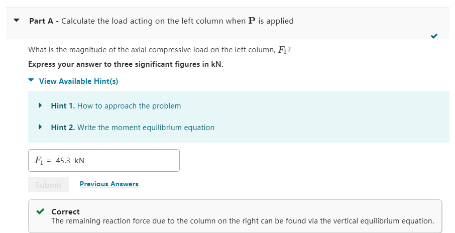 Solved Learning Goal: To use deformation compatibility | Chegg.com