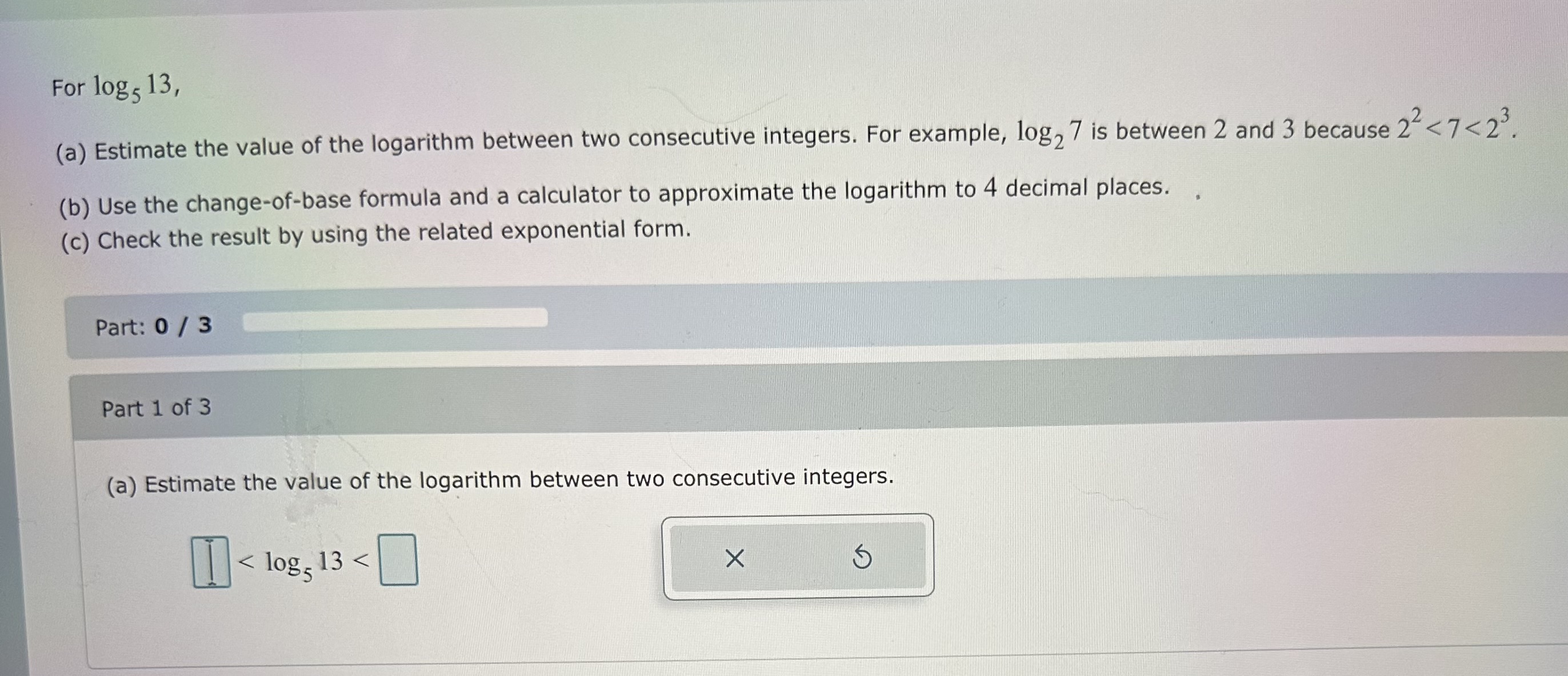 solved-for-log513-a-estimate-the-value-of-the-logarithm-chegg