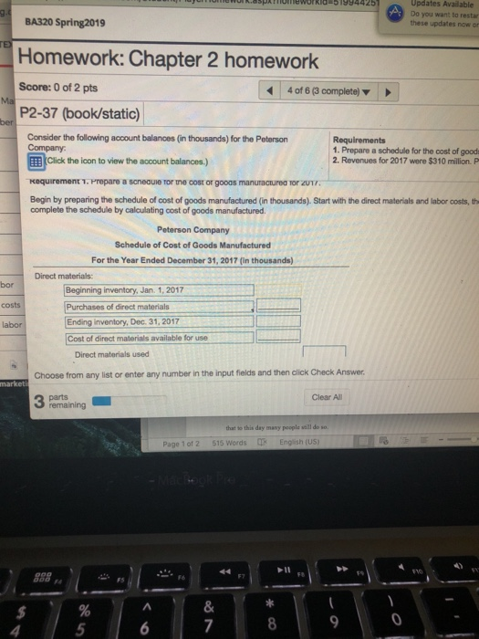 Solved apter 2 homework 4 of 6 (3 complete) Data Table | Chegg.com