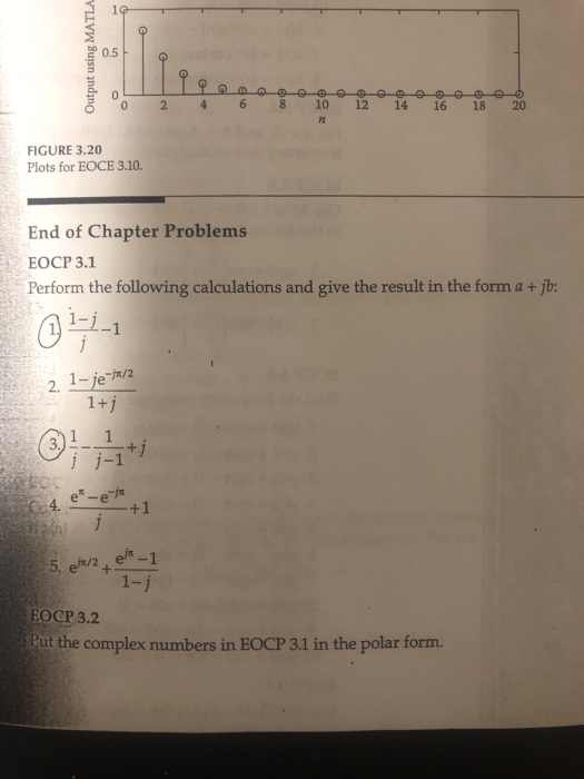 Solved 0.5 0 0 2 4 68 10 12 14 16 18 20 /2 FIGURE 3.20 Plots | Chegg.com
