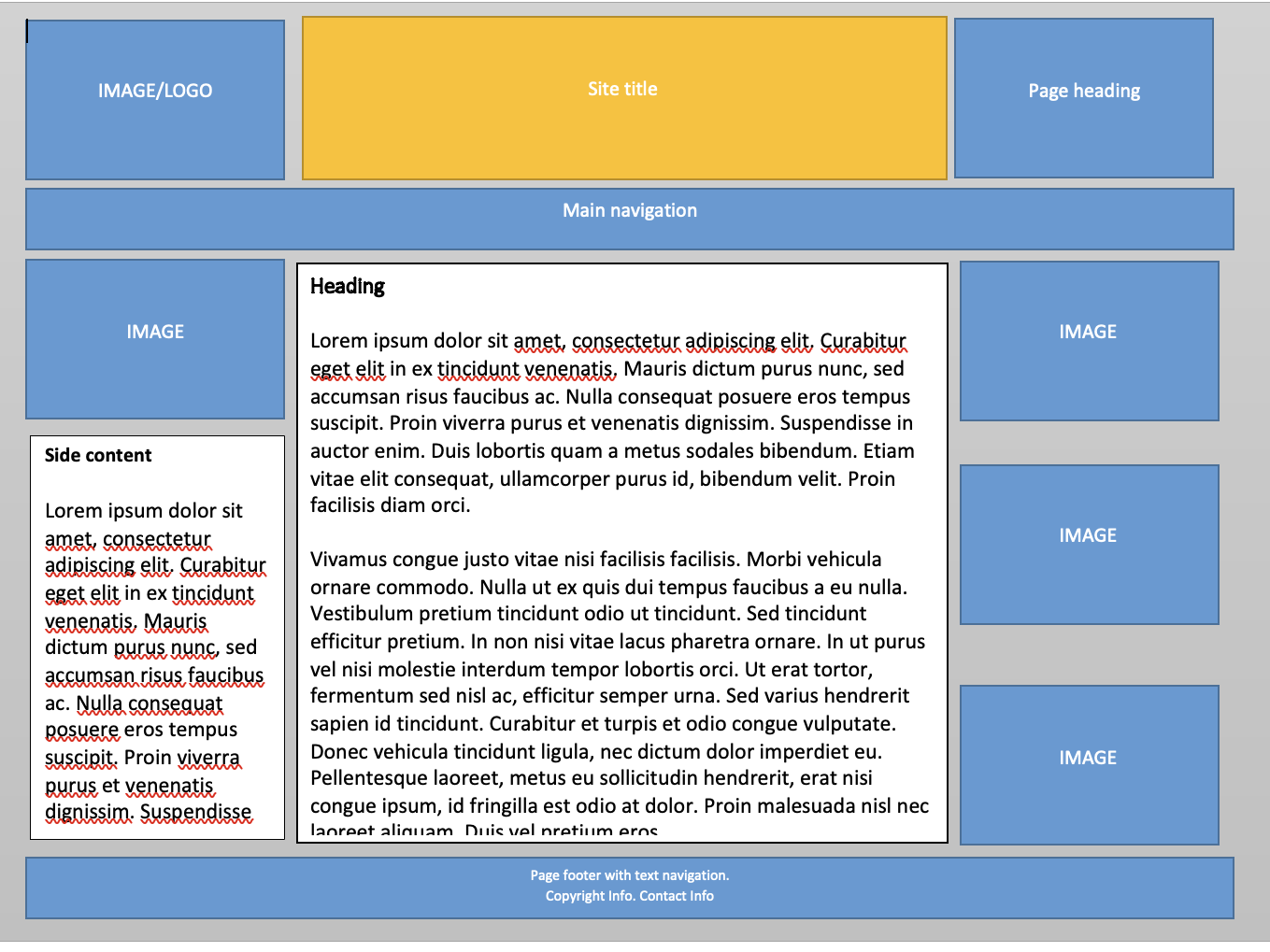 Solved Create a mockup of your personal website and your | Chegg.com