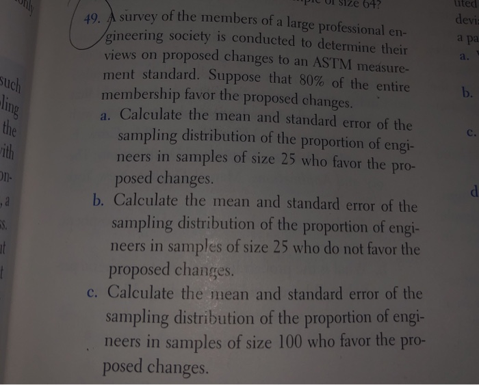 Solved uted pic 0l Size 64? y of the members of a large | Chegg.com