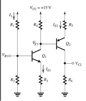 Solved Part 3. Determine the small-signal gain (vc2/vb1) | Chegg.com