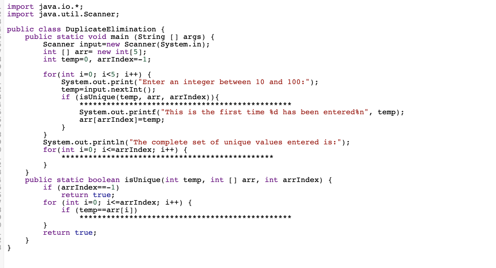Solved Write An Application That Inputs Five Numbers Each