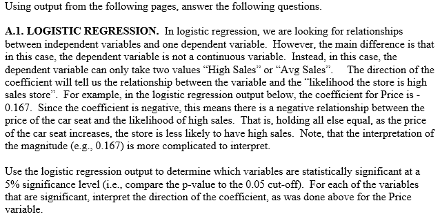 Part A: Introduction to Machine Learning: Logistic | Chegg.com