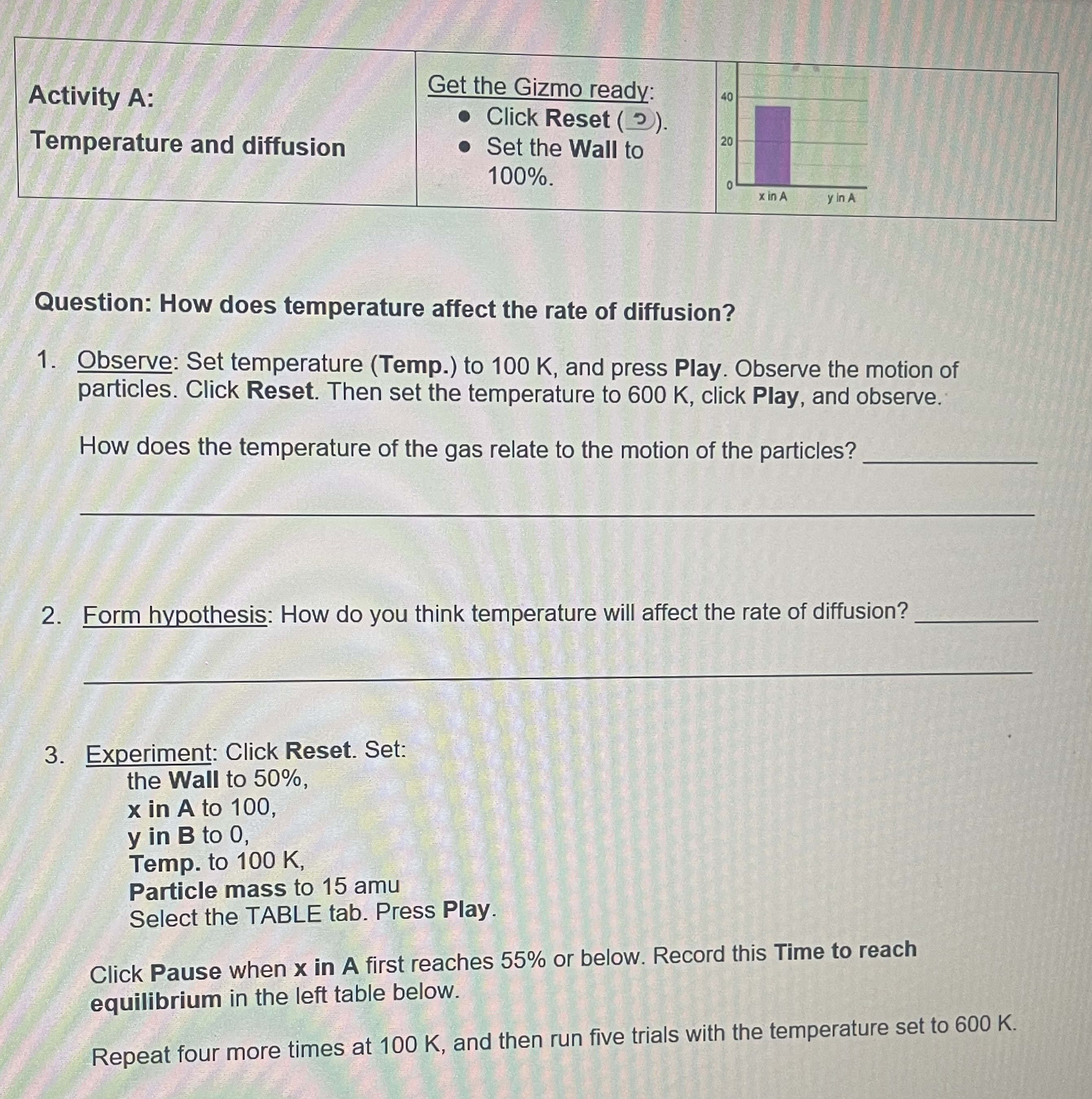 Learning Task 19-02 - Diffusion Many things will | Chegg.com