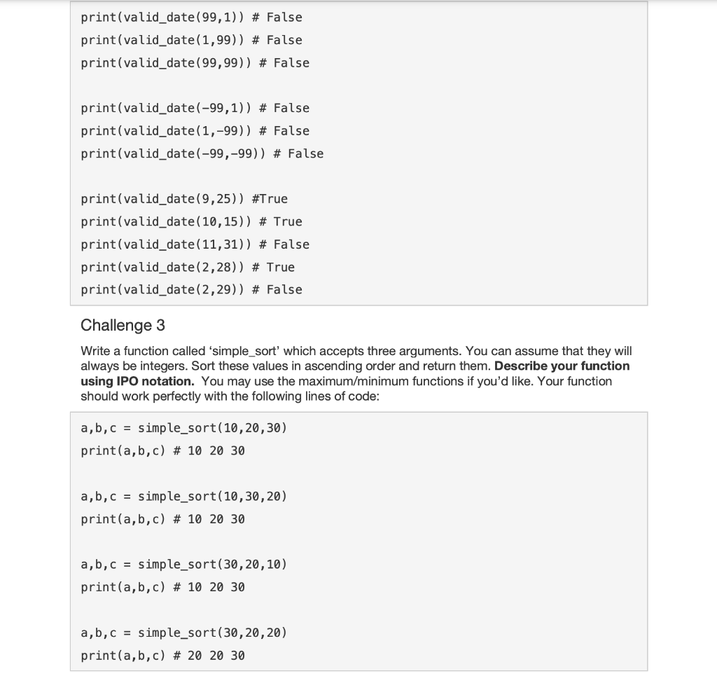 Solved For this part you will be completing a series of | Chegg.com