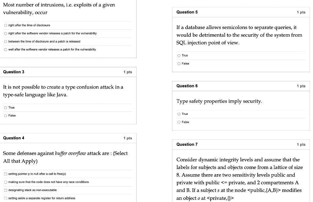 Solved Most number of intrusions, i.e. exploits of a given | Chegg.com