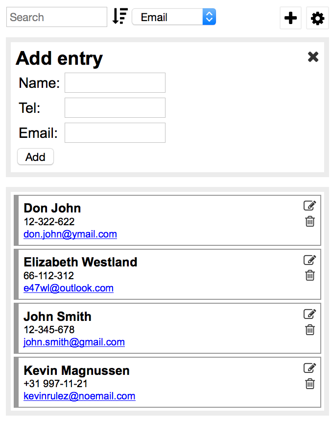 Solved Create An Address Book Application Using